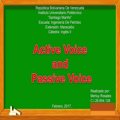 Passive voice in Spanish | PDF