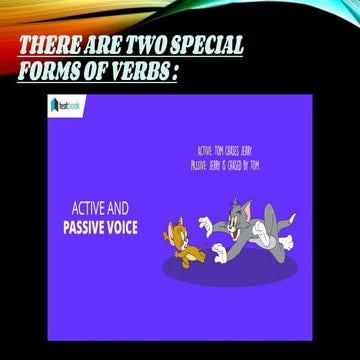 ACTIVE AND PASSIVE VOICE - ENGLISH GRAMMAR | PPTX