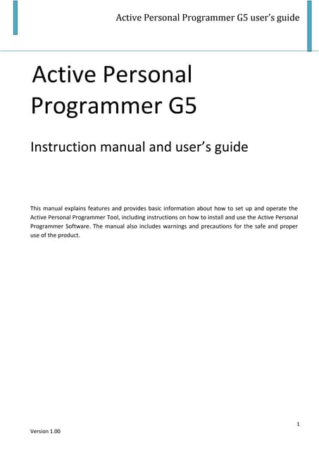 Launch X431 Key Programmer User Manualpdf Computer Peripherals