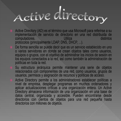 Active directory | PDF