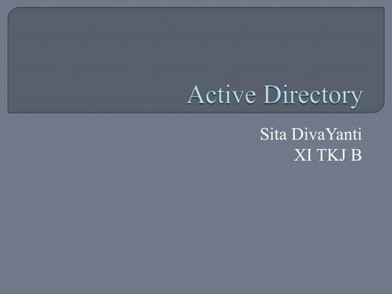 Active Directory | PPT