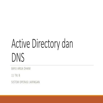 Active directory | PPT