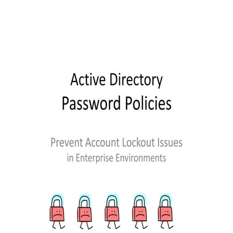 Active Directory Account Lockouts Pptx Internet Computing 7506