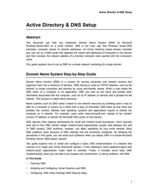 Active Directory component | PPT