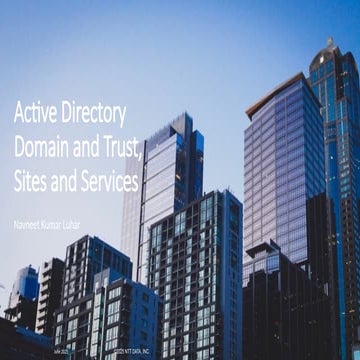 Active Directory Domains and Trust, Sites and Services.pptx