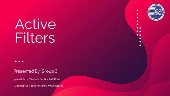 High pass-low-pass-filter | PPT