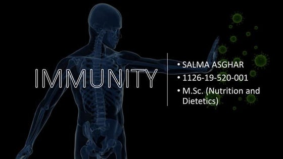 Immunity and their types | PPTX