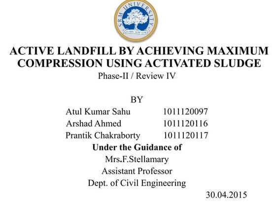 Landfill design and operation | PPTX