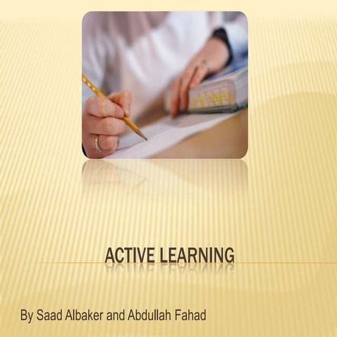 Active learning | PPTX