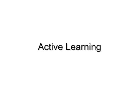Active learning | PPTX