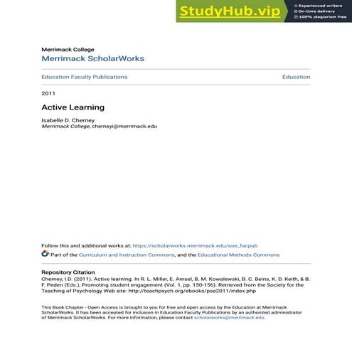 Active Learning | PDF