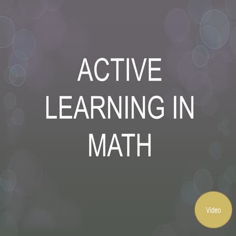 Active learning in math | PPTX