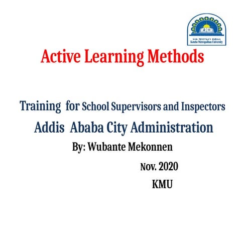 Active Learning Methods.211111111111111pptx | PPTX