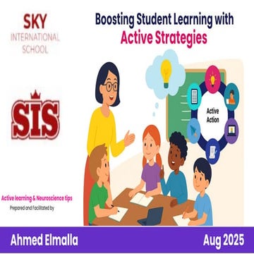 Active Learning Strategies Based on Neuroscience | Ahmed Elmalla | Sky ...
