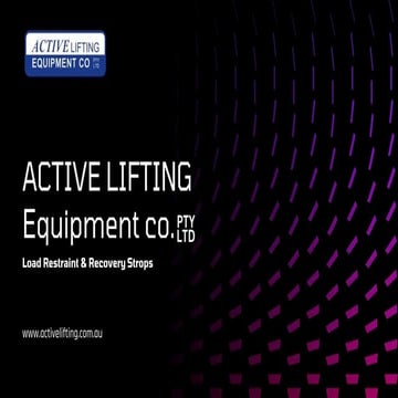 Active Lifting Equipment are Specialists in Manufacture and Supply of ...