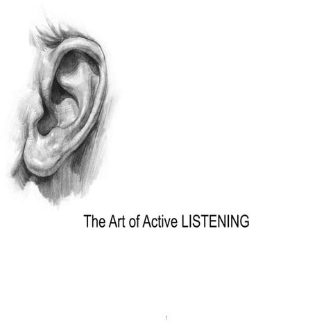 The Art of Active Listening | PPT