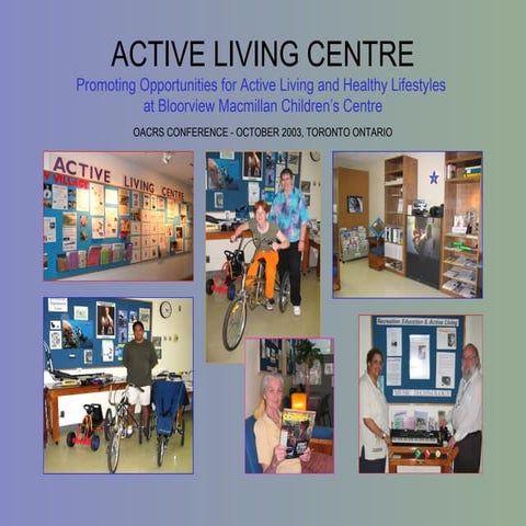 ACTIVE LIVING CENTRE | PPT | Physical Therapy | Wellness