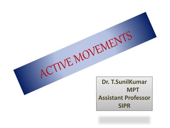 Active movements | PPT