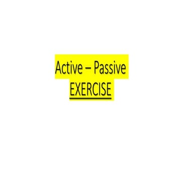 Active – Passive Student's exercise .pptx