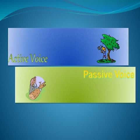 Active passive voice | PPT