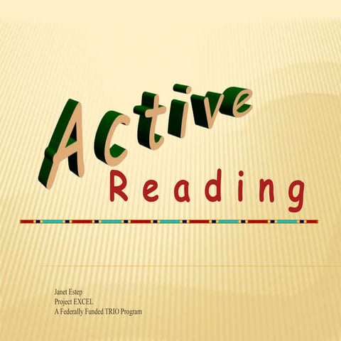 Active Reading | PPTX