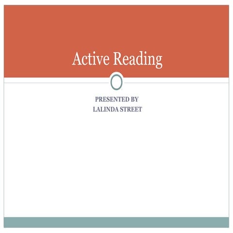 Active Reading | PPT