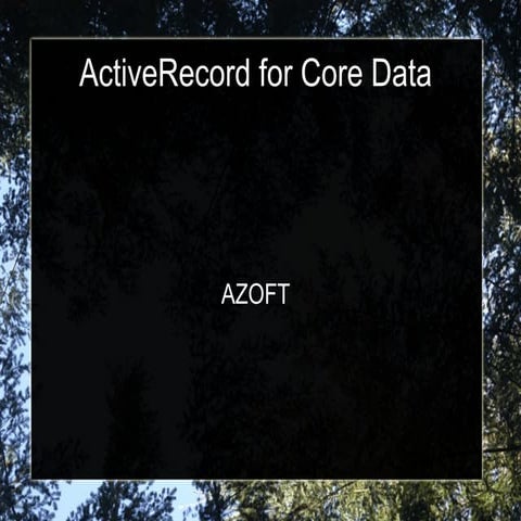 Active Record For Coredata Ppt 7688