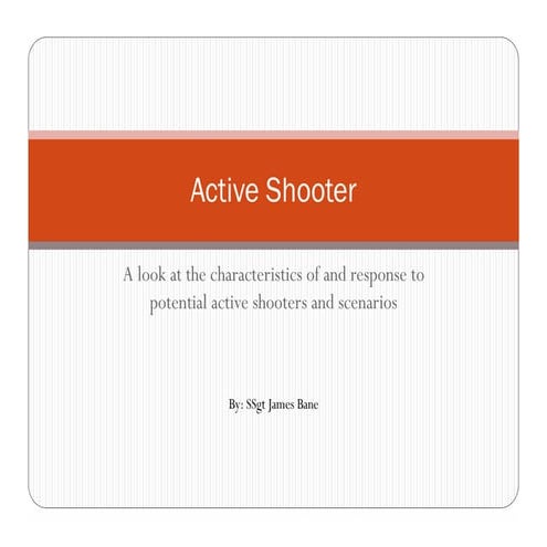 Active shooter updated | PDF