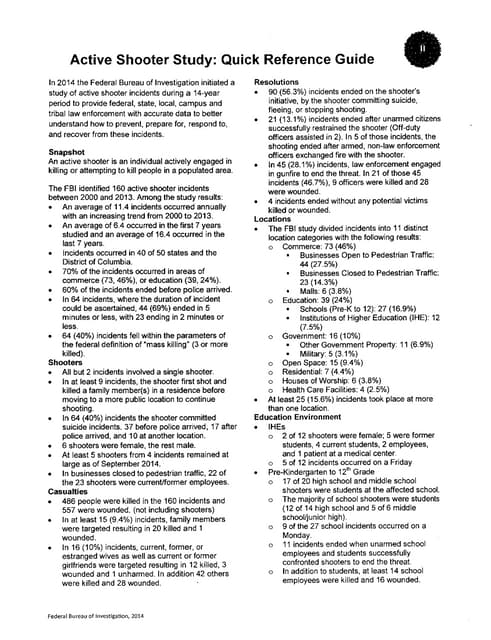 Campus Safety and Active Shooter Preparedness | PPTX | First Aid | Injuries