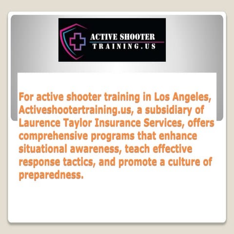 Active Shooter Training | PPTX
