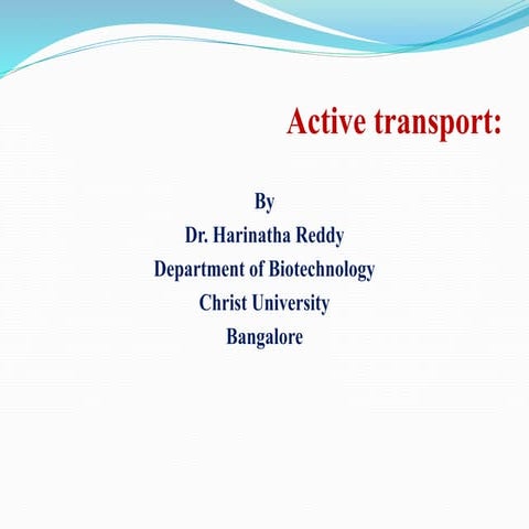 Active Transport Active Transport NEW GCSE | Teaching Resources