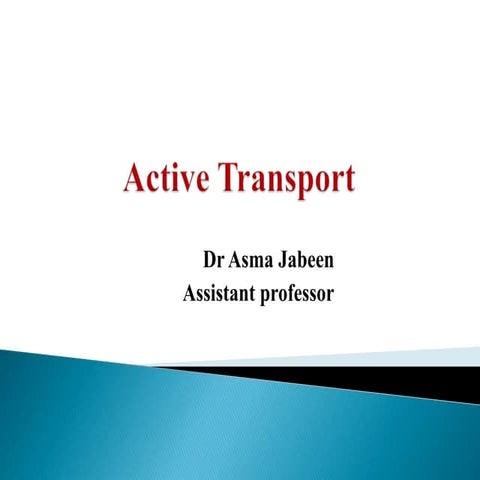 Active Transport Active Transport NEW GCSE | Teaching Resources
