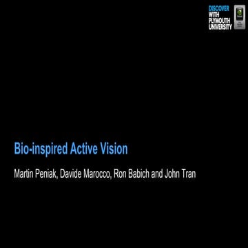 Bio-inspired Active Vision System | PPT