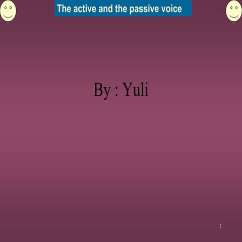 Active Voice and Passive Voice.ppt 4TH G | PPT