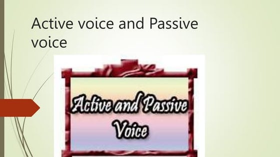 All tenses Active and Passive voice presentation | PPT