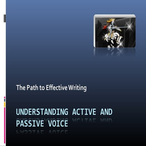 Active and passive voice ppt | PPTX
