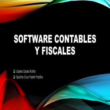Software contables y fiscales | PPTX