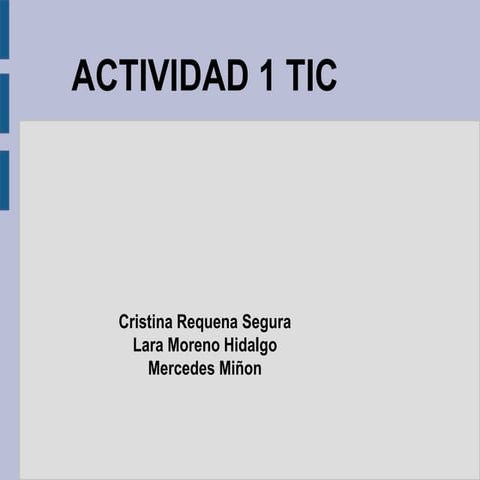 Actividad 1 tic | PPT