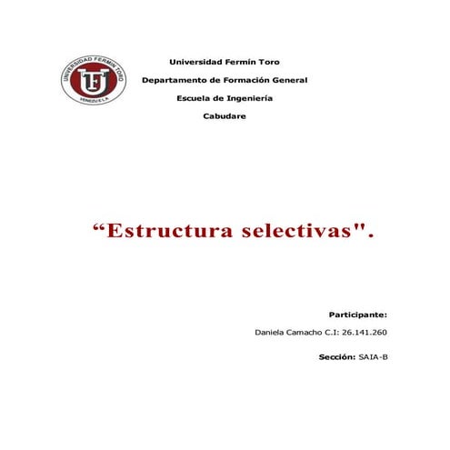Ejercicios algoritmos selectivos | DOCX