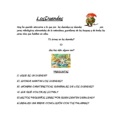 Duendes | PPTX