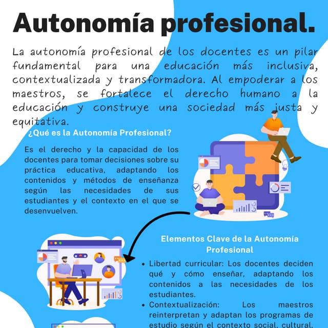Autonomía profesional -NUEVA ESCUELA MEXICANA | PDF