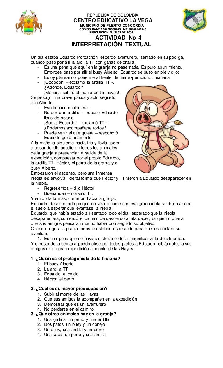 Actividad 4 interpretación textual