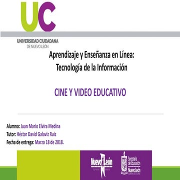 Webgrafía Cine e Innovación | PDF