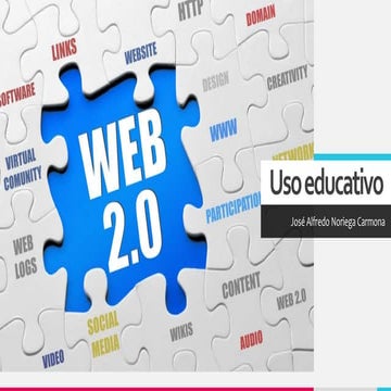 Uso educativo de las herramientas de la Web 2.0 | PPTX | Computing | Technology & Computing