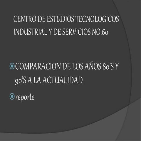 Tecnologias antes y despues | PPTX