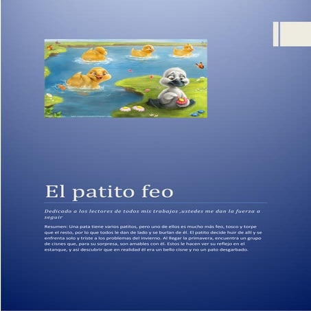 Actividad 8 el patito feo | PDF