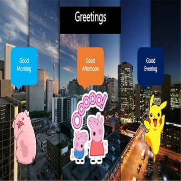 Greetings and goodbyes | PPT