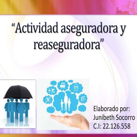 Actividad aseguradora y reaseguradora | PPTX