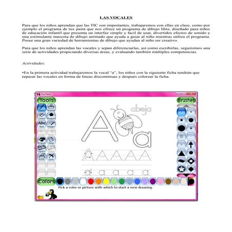 Actividad con tux paint | ODT