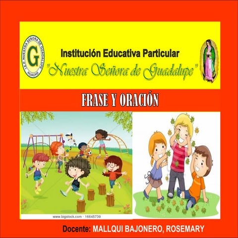 La frase y oracion 2 | PPTX